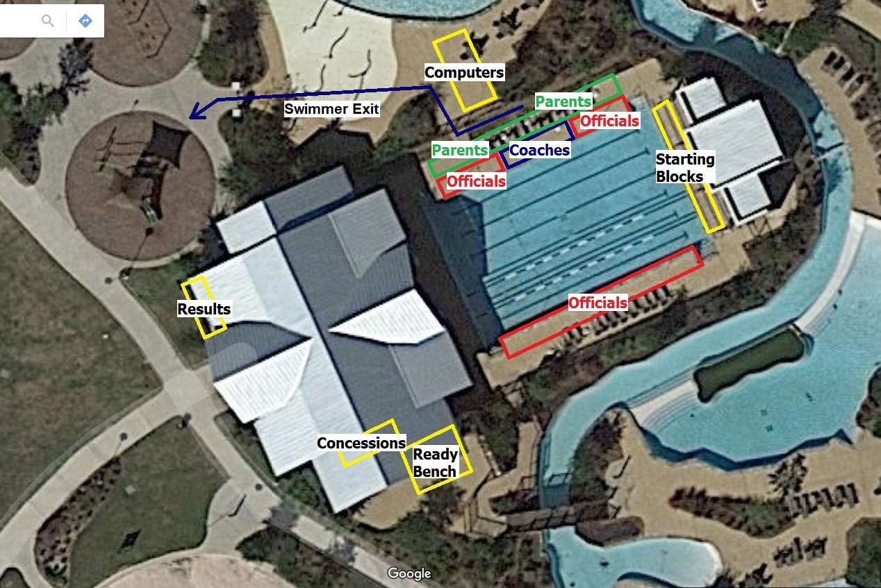 Home Meet Setup - Towne Lake Wake