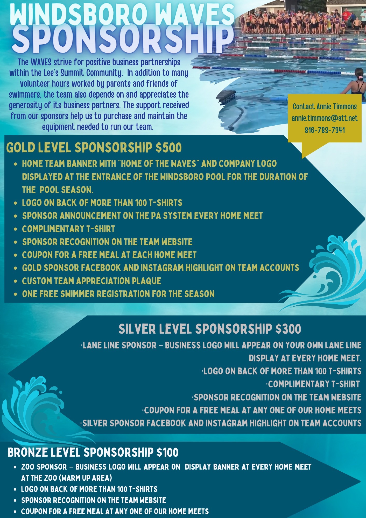 Sponsors - Windsboro Waves Swim Club