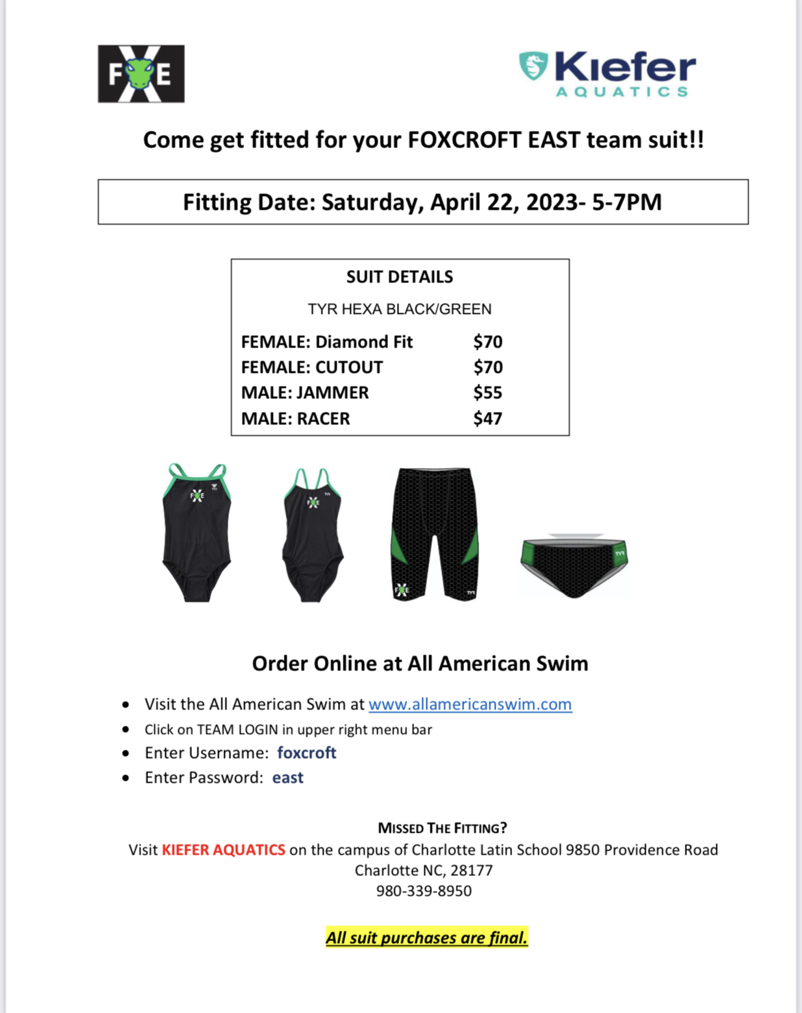 News - Foxcroft East Gators