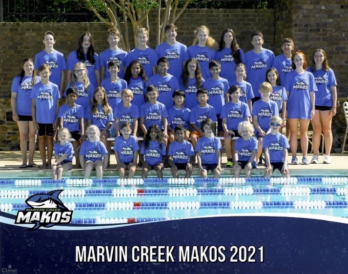 Team Pictures - Marvin Creek Makos Swim Team