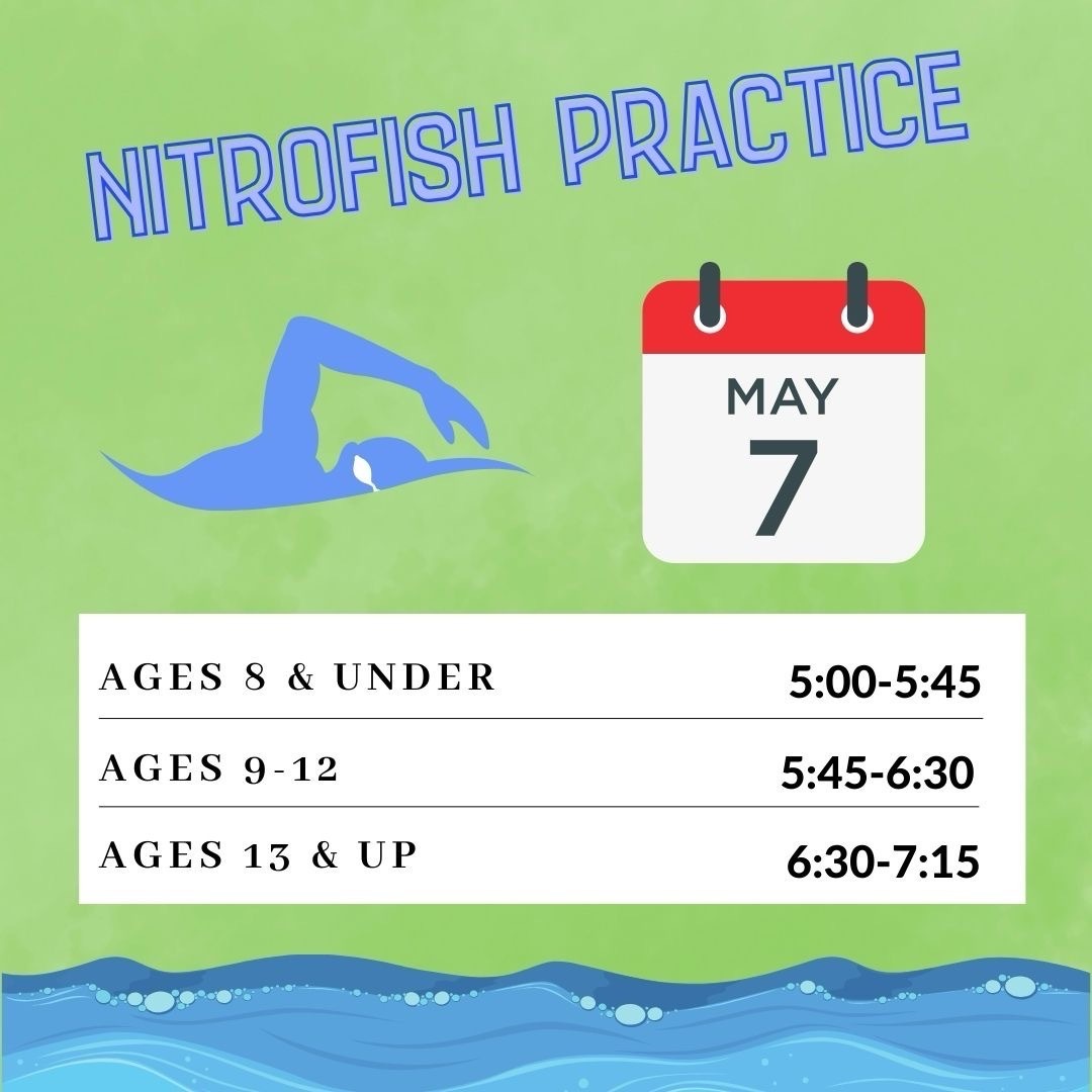 NitroFish Practice Schedule - Neely Farm Nitro Fish