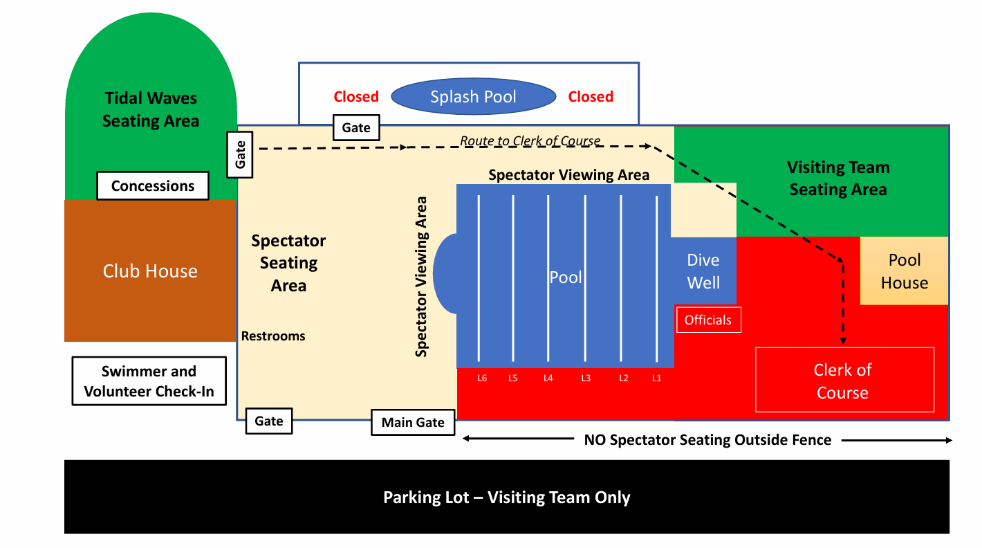 Pool Layout - Wyndham Tidal Waves