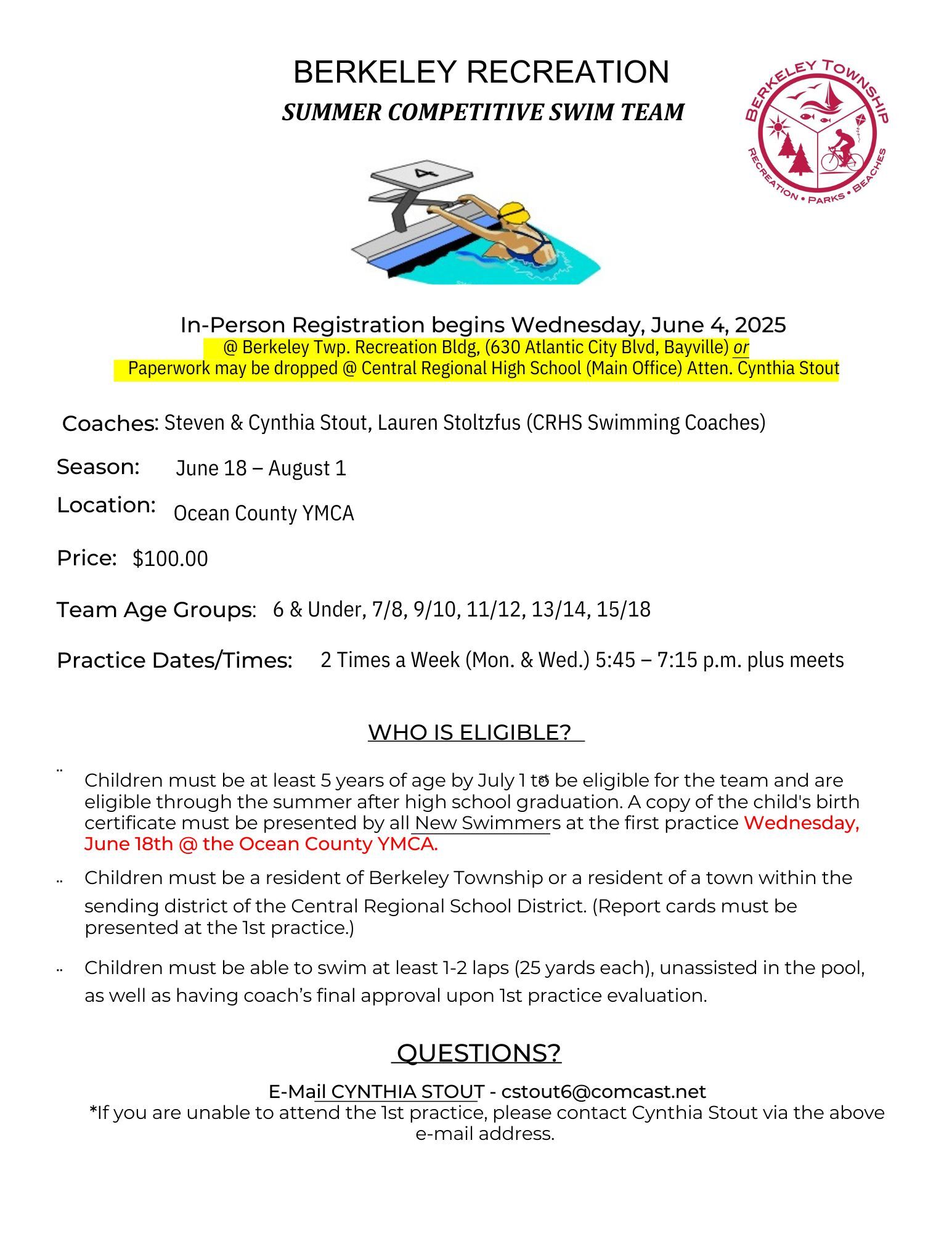 Home - Berkeley Township Recreation